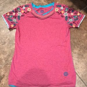 Double D Ranch | Tops | Double D Ranch Floral Embroidered Shirt | Poshmark